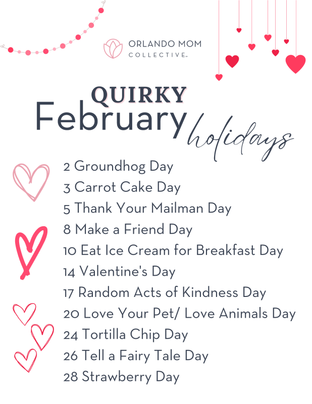 Quirky February Holidays for Kids